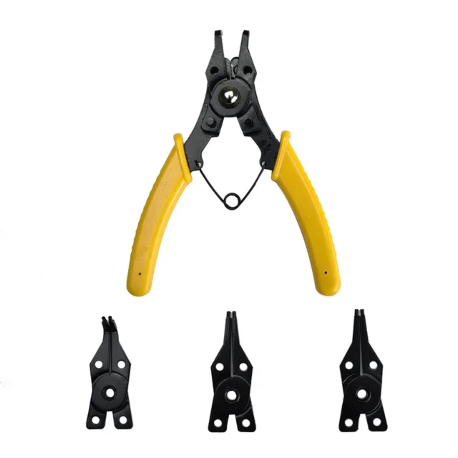LNGKAI Convenient Essential 4-In-1 Removable Multi Crimp Circlip Pliers ...
