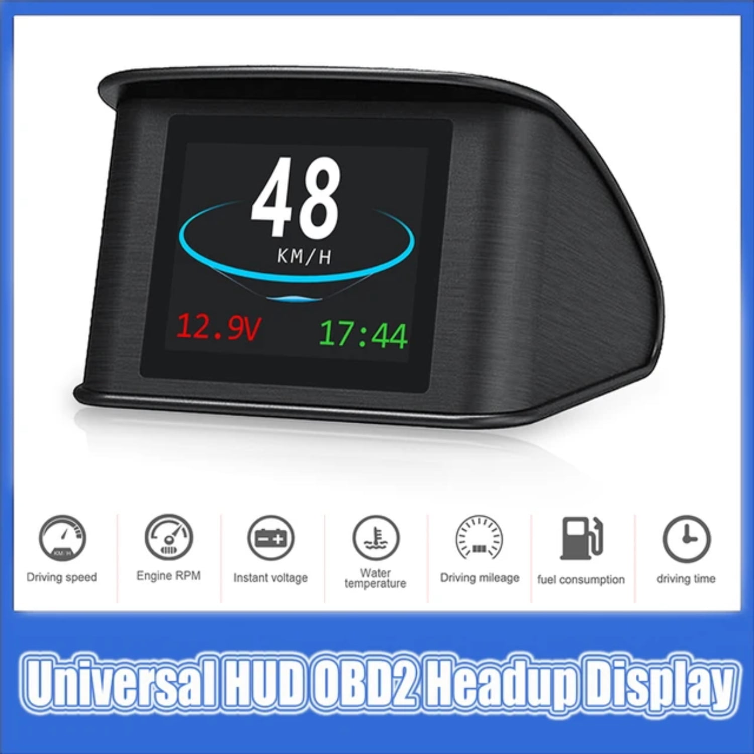 LNGKAI Enhanced P10 Digital Smart Car OBD2 Speedometer Display ...