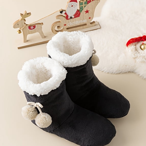 LNGOOR 1 Pair Winter Thermal All-Season Thickened Floor Boots with ...