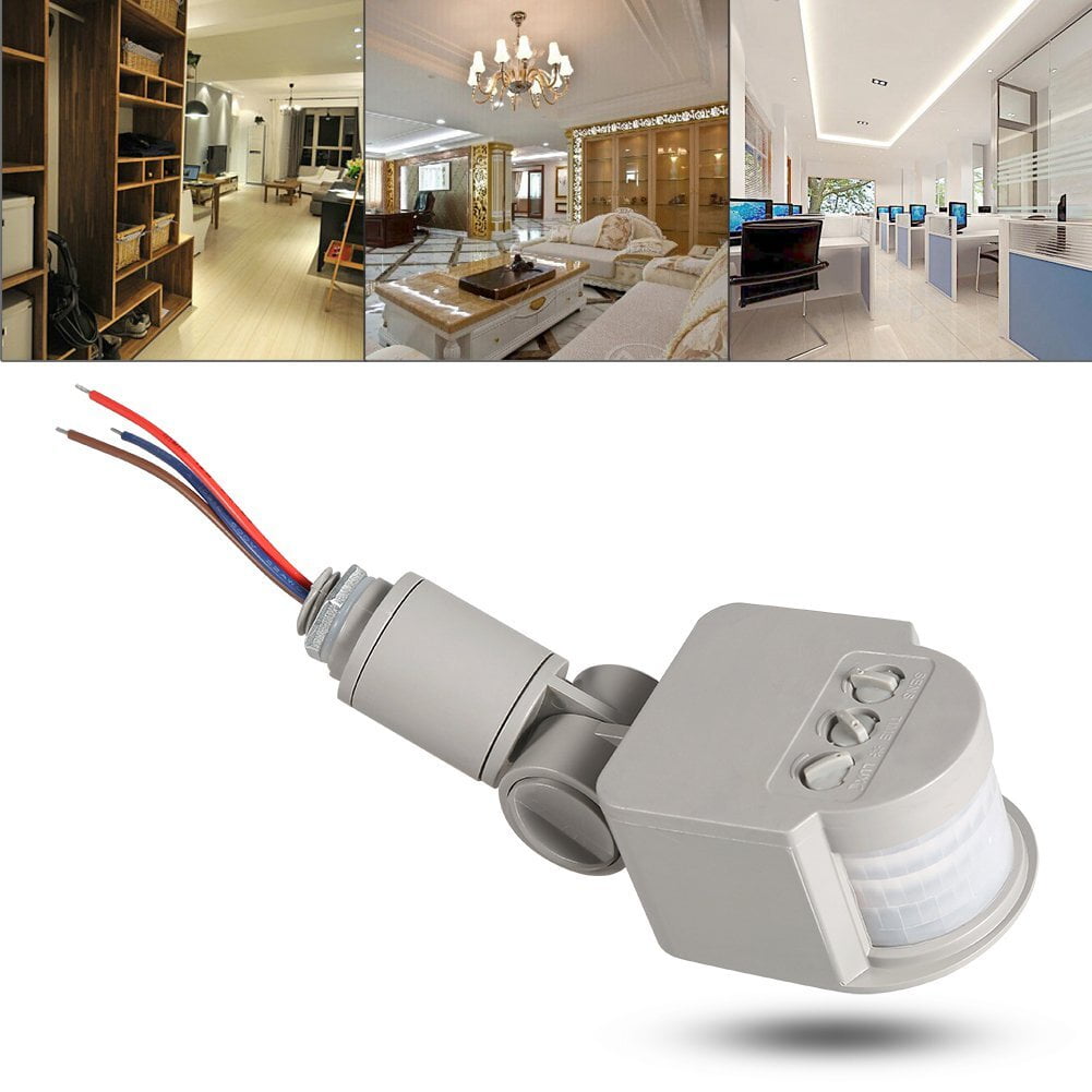 LNGOOR 180 Degree Outdoor Led Security Pir Infrared Motion Sensor ...