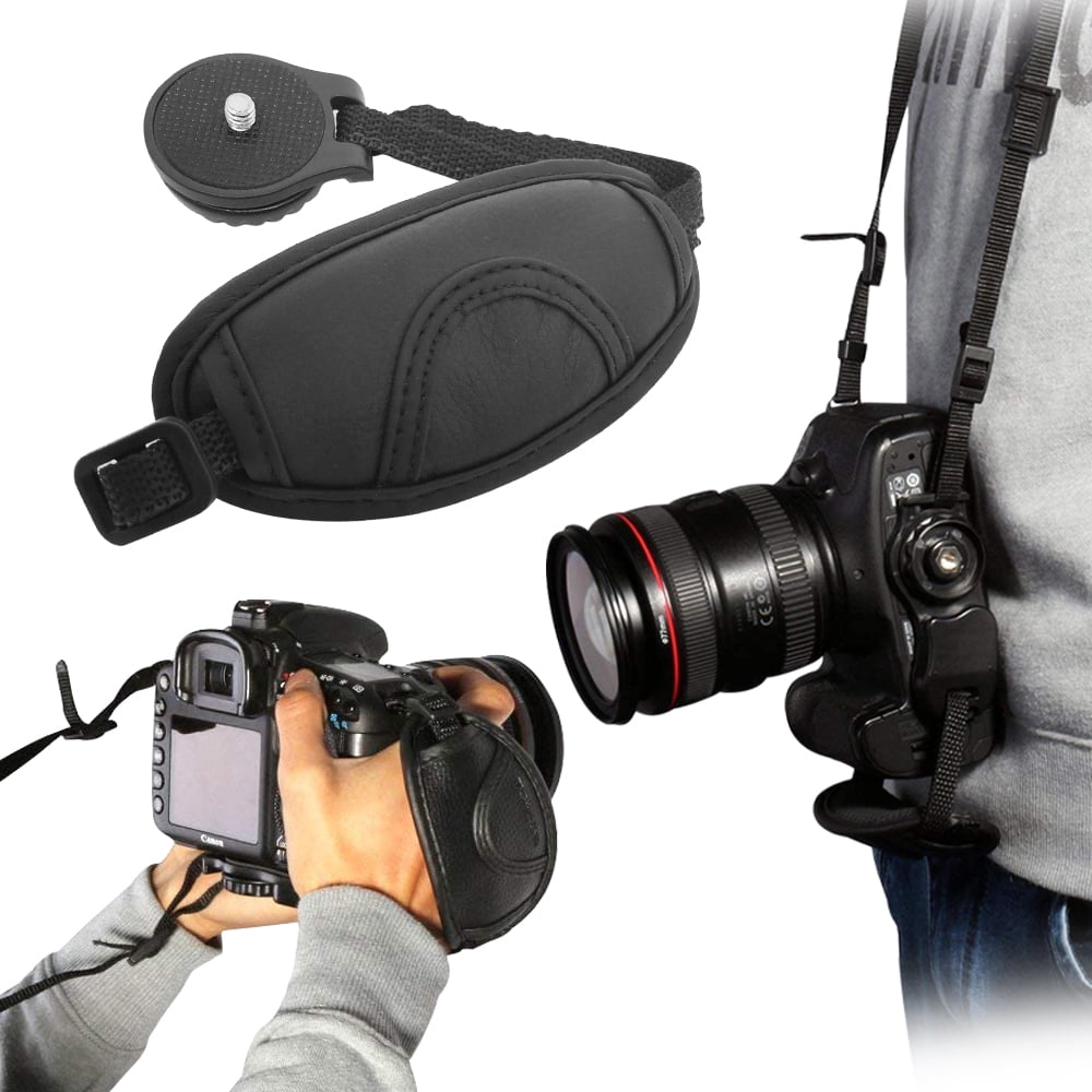 LNGOOR Camera PU Leather Hand Grip Strap For Canon , Fujifilm , Nikon ...