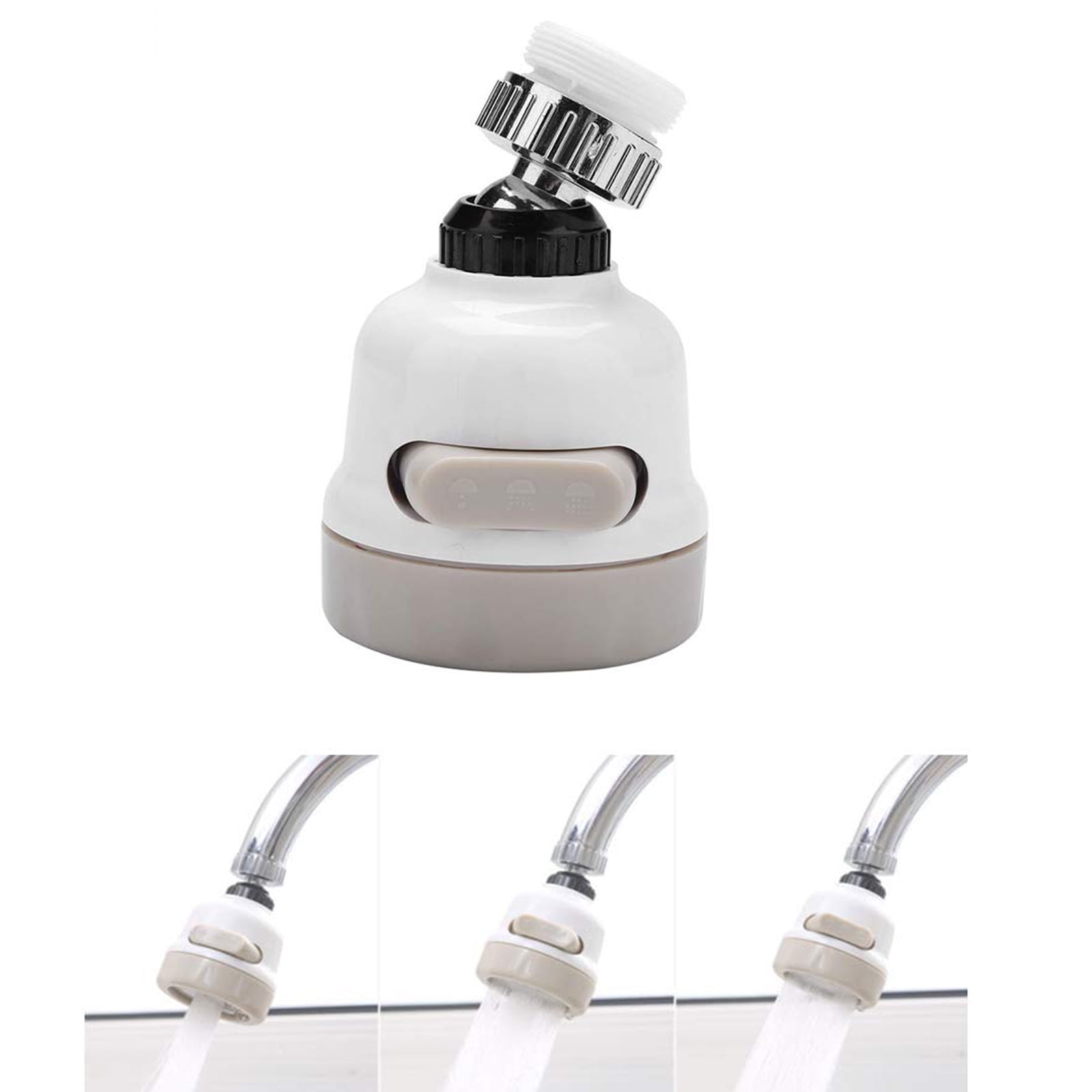 LNGOOR Kitchen Nozzle Faucet, 360 Degree Rotate Moveable Tap Head ...