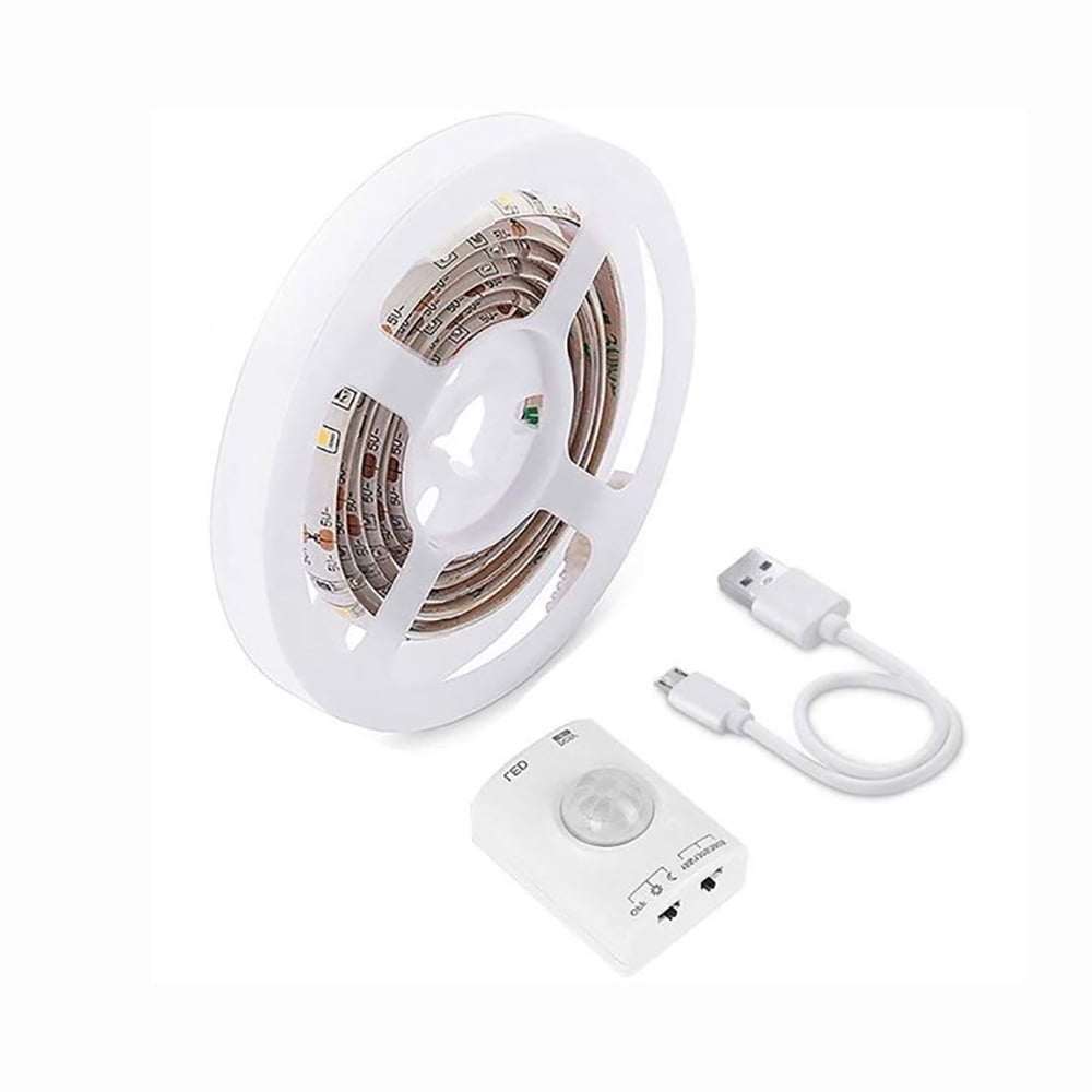 LNGOOR Under Cabinet Light Strip Rechargeable, LED Strip Light with ...