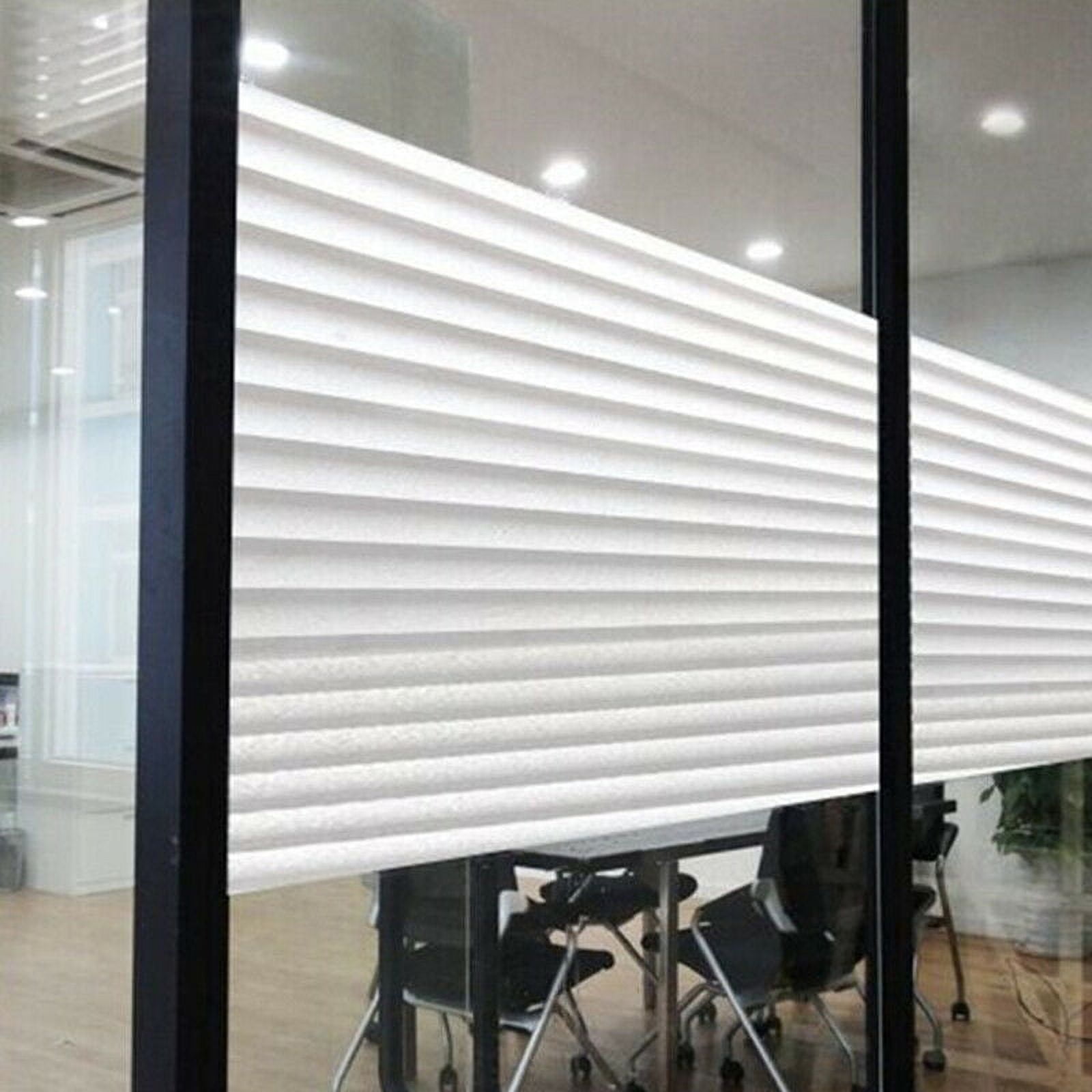 LNGOOR Window Film Privacy Blinds Frosted Glass Film Sun UV Blocking ...