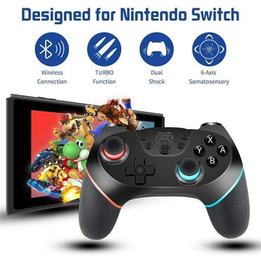 Emlimny Wireless Joypad for Nintendo Switch/Lite, Game Compatible, Dual ...