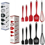 LNJBABAO 10 Piece Silicone Spatula Set Egg Beater Scraper Spoonula ...