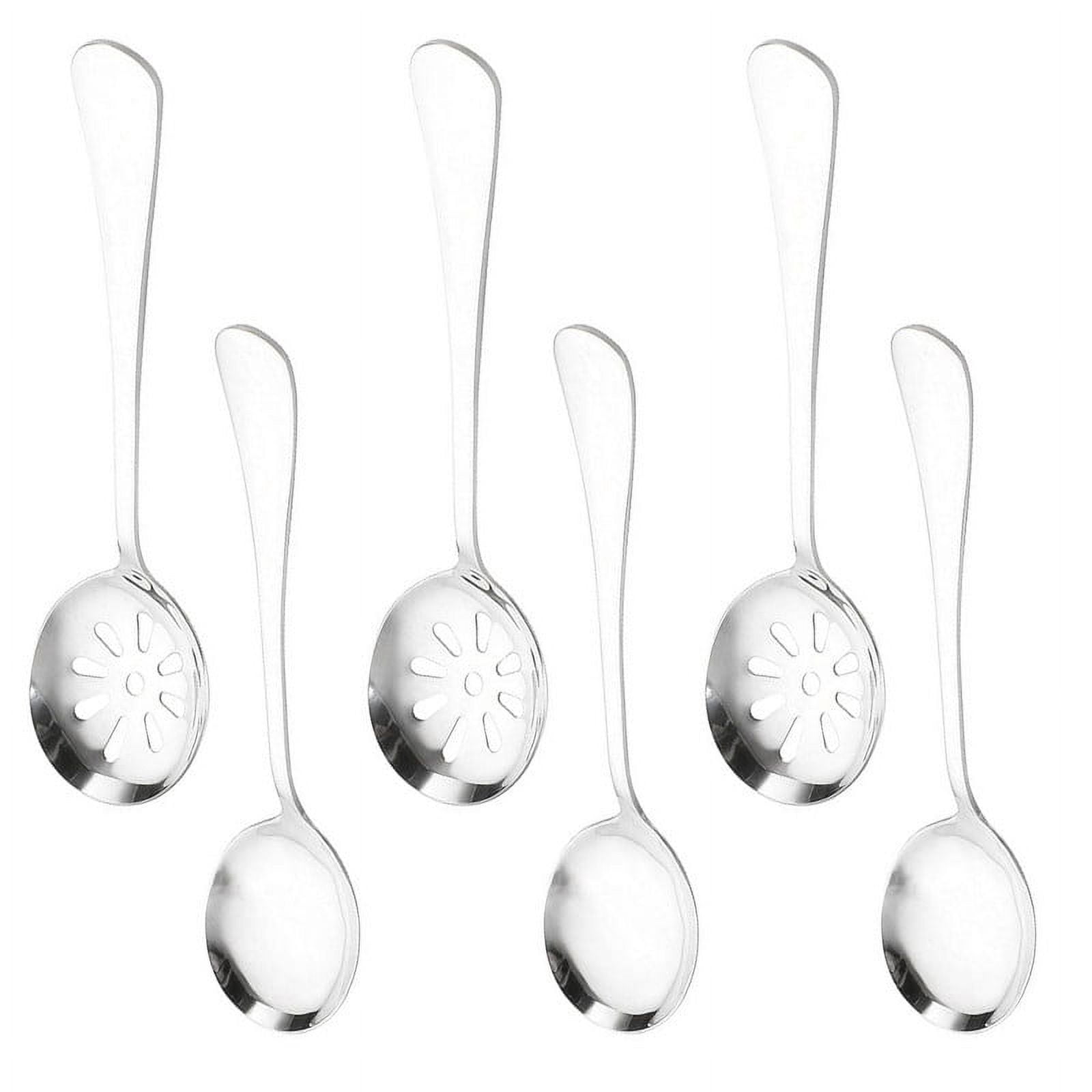 LNJBABAO 3 Pieces Serving Spoons 3 Pieces Slotted Spoons for Kitchen ...