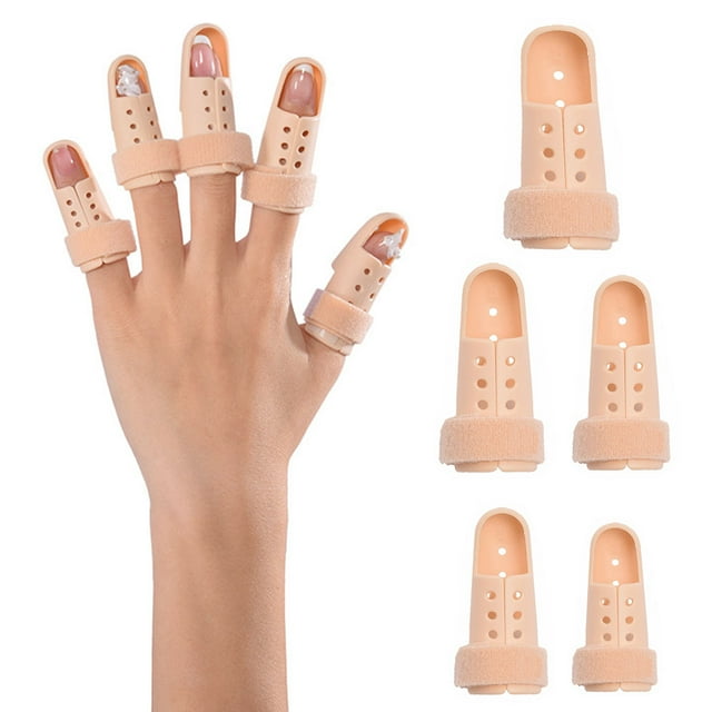 LNJBABAO 5 Pcs Plastic Finger Support Protector Finger Splint Mallet ...