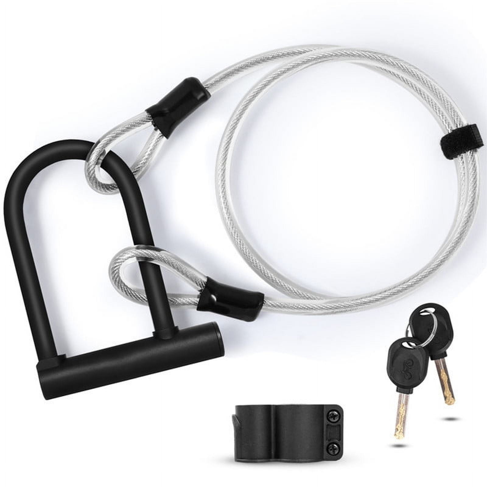 LNJBABAO Bike Lock Set with Mounting Brackets and Keys for Bicycle ...