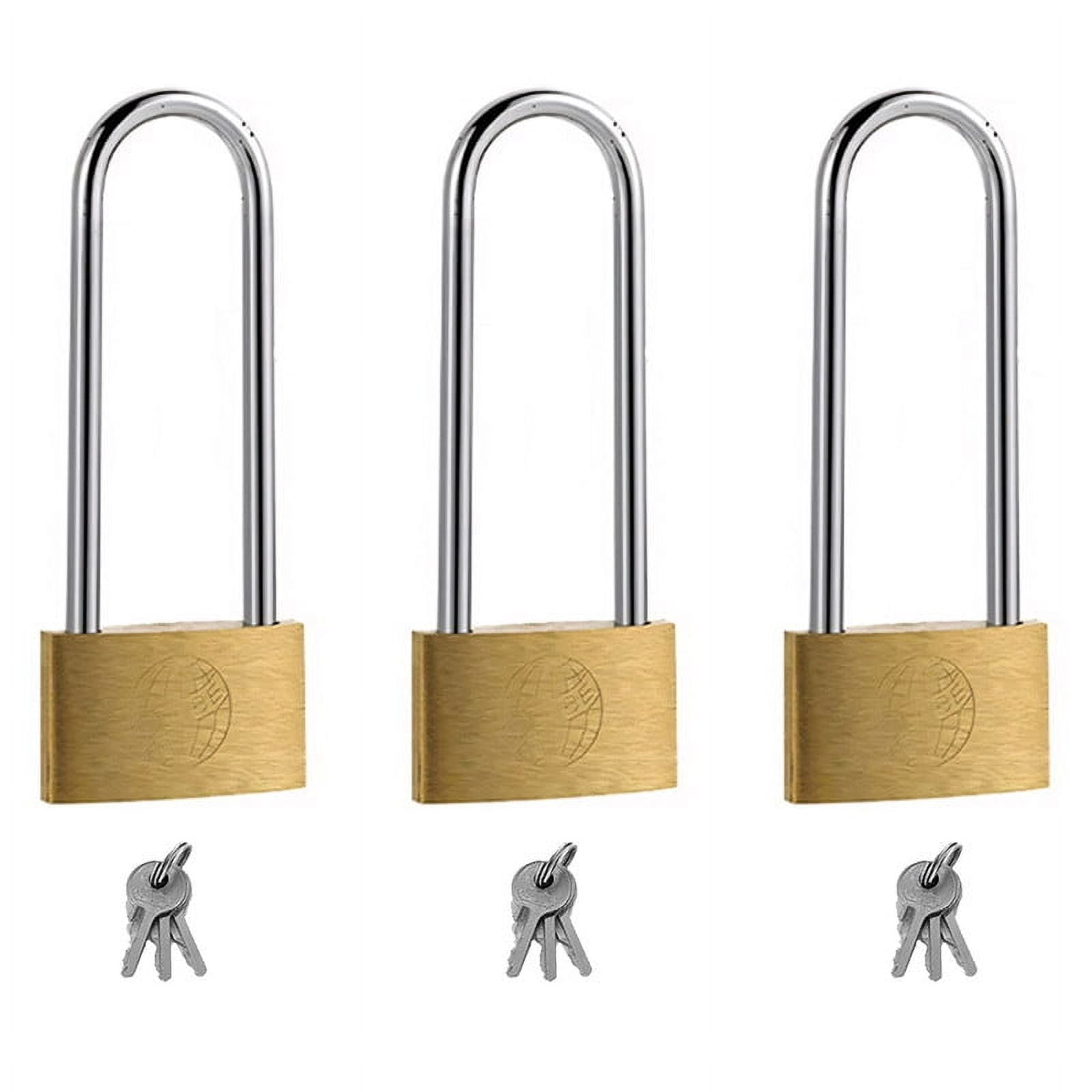 LNJBABAO Lock Solid Brass 40 mm Padlock with Key for Gates - Walmart.com