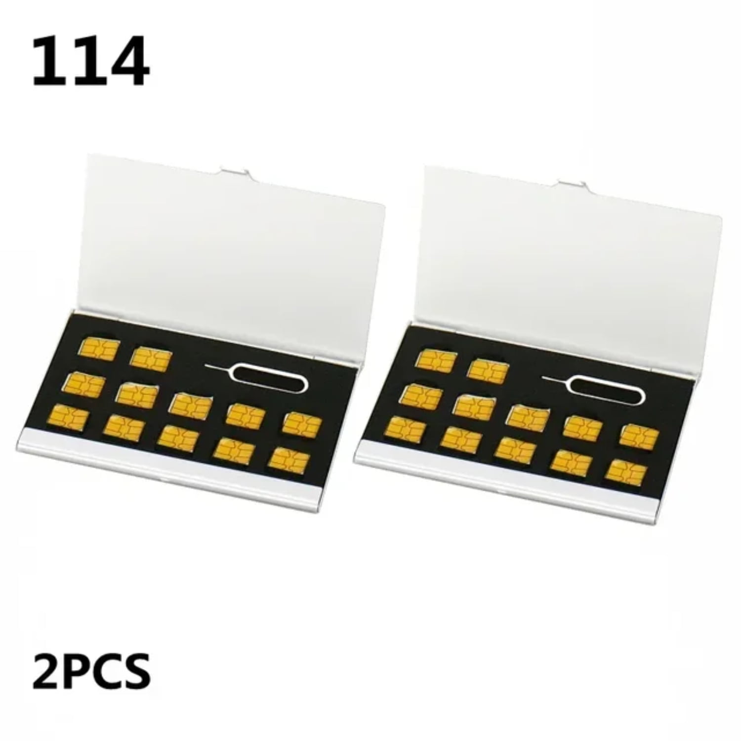 LNJLAN 12 Slots Waterproof SD Card Case Micro SD Card Holder Microsd ...