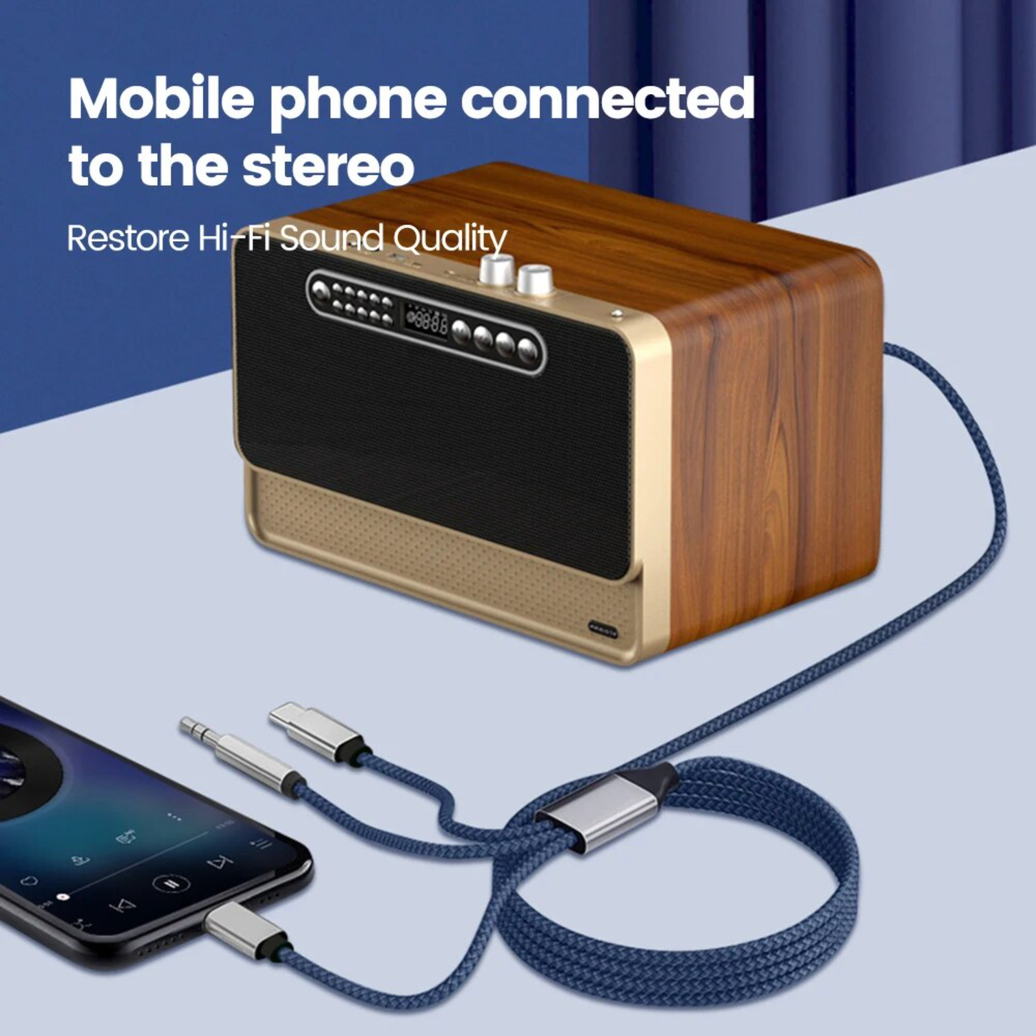 LNJLAN 3 in 1 Type C 3.5mm Jack Aux Cable To IOS Audio Cable Adapter ...