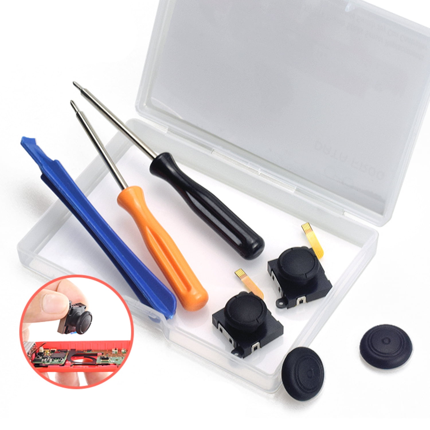 LNJLAN 3D Replacement Analog Joystick Thumb Stick Repair Tool for Joy ...