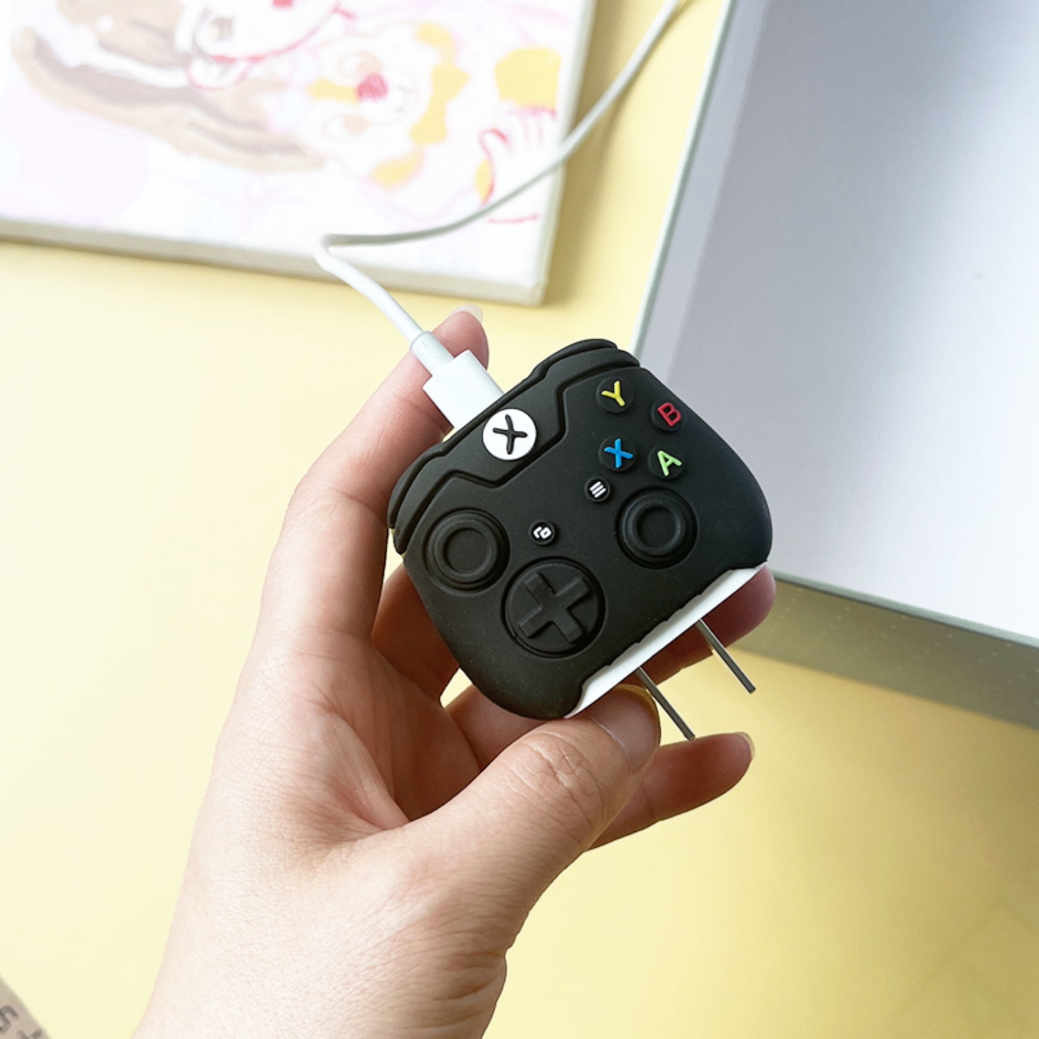 LNJLAN Cartoon Cable Protector 11 12 18W 20W Data Line Silicone Fast ...