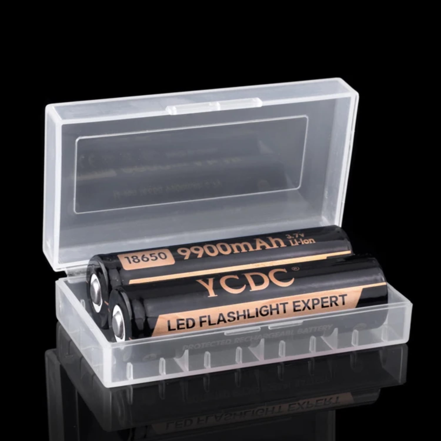 LNJLAN Case 18650 Battery PVC Hard Plastic Battery 18650 16340 Battery ...