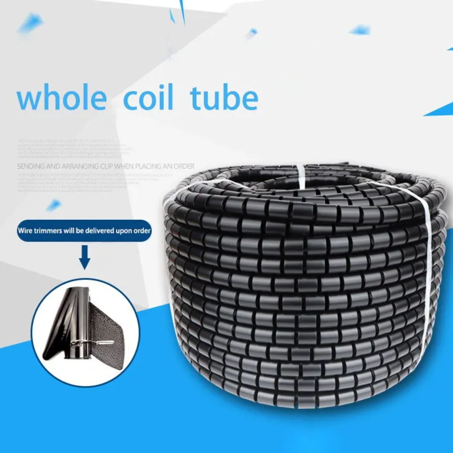 LNJLAN Flexible Spiral Cable Wire Protector Cable Manager Computer Wire ...