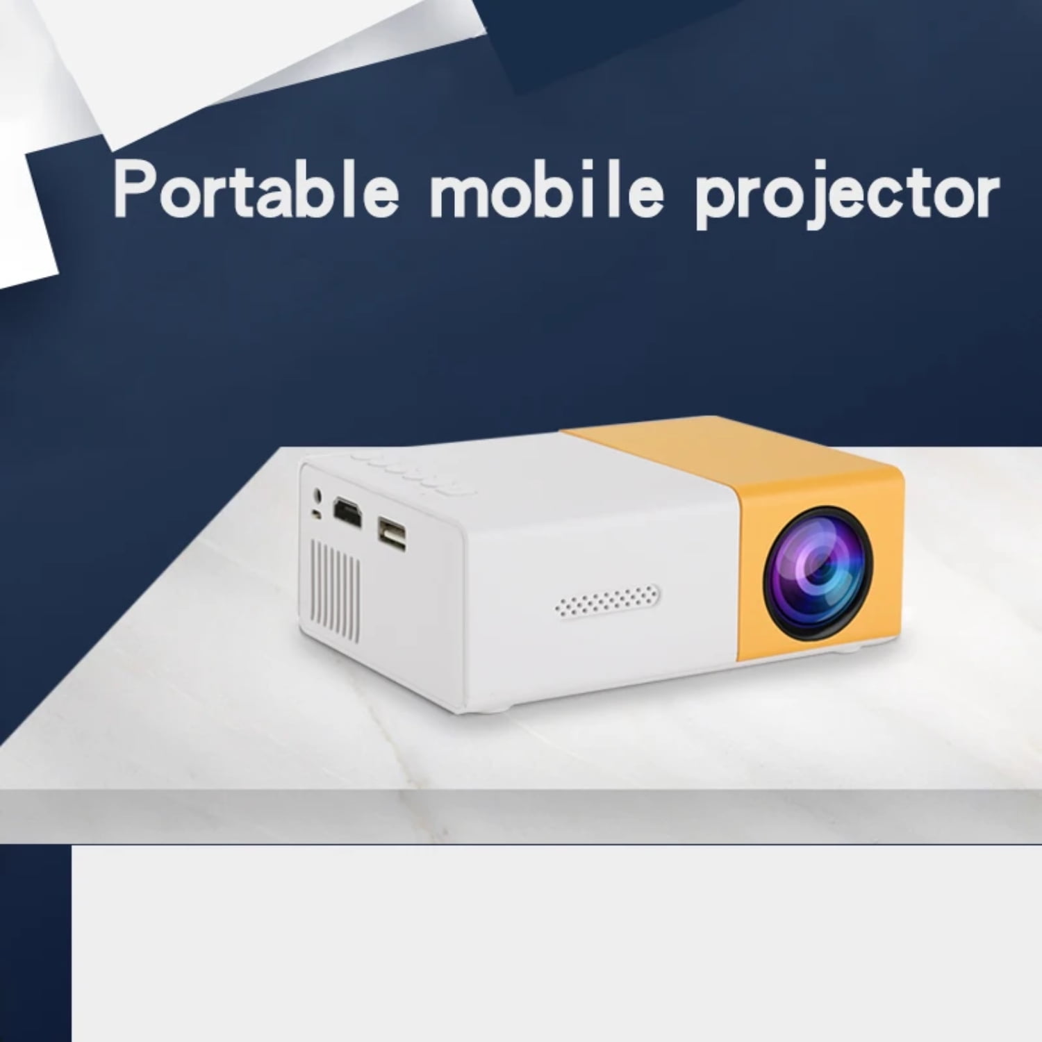 LNJLAN Led Office YG300 Projector HD mini projector - Walmart.com