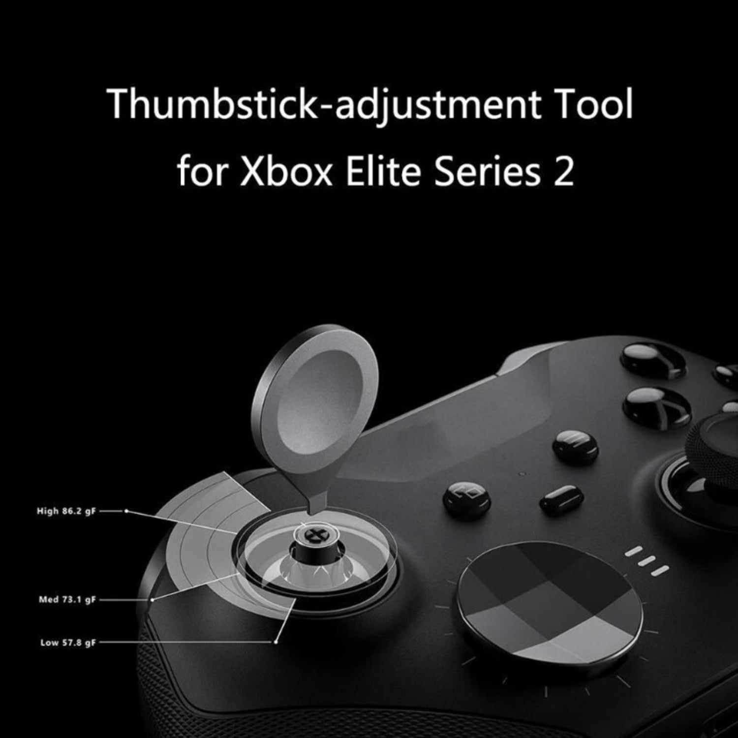 LNJLAN Metal D-Pad Trigger Paddles Replacement Thumbstick One ...