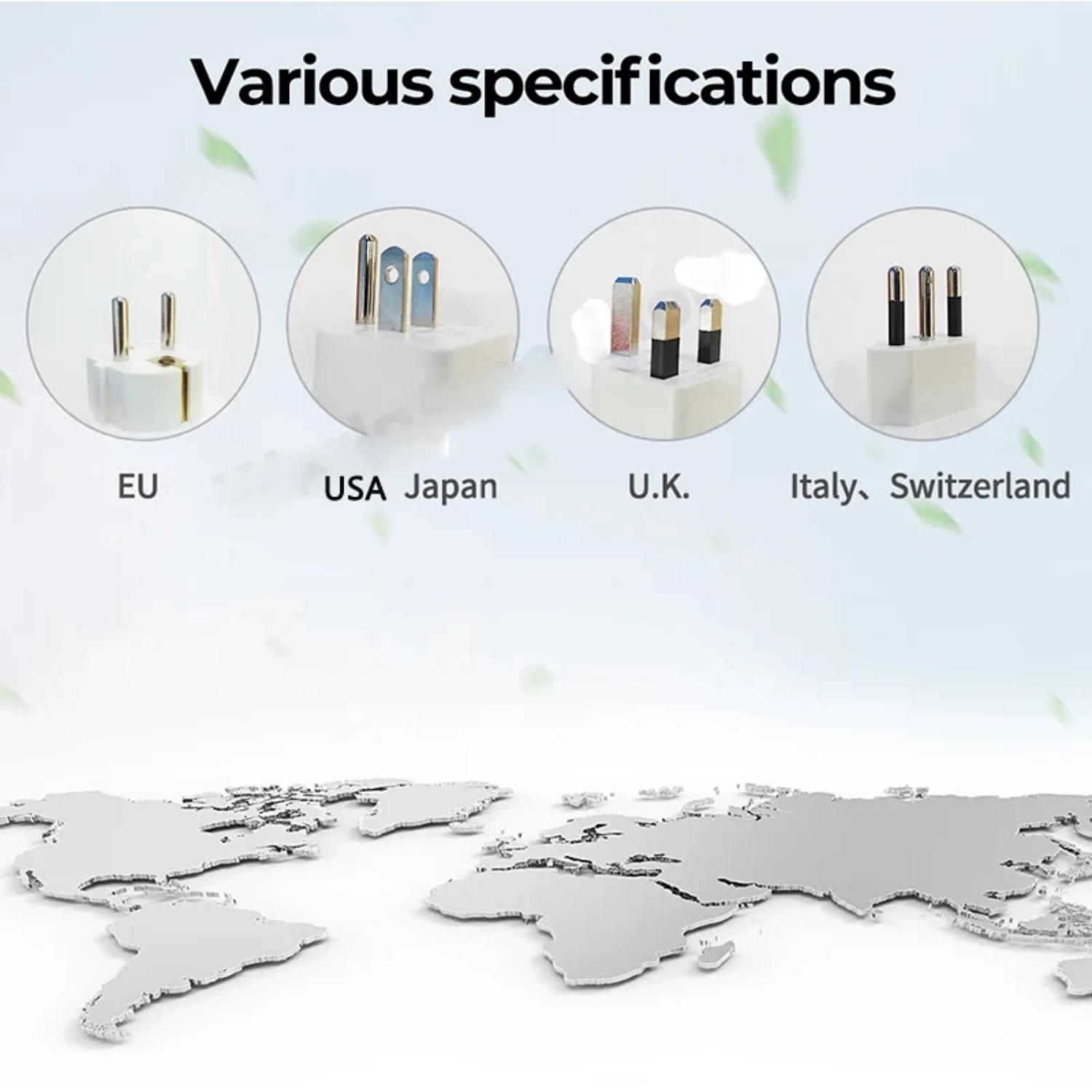 LNJLAN Newest European Plug Socket Converter Adapter 16A 250V EU AU UK ...