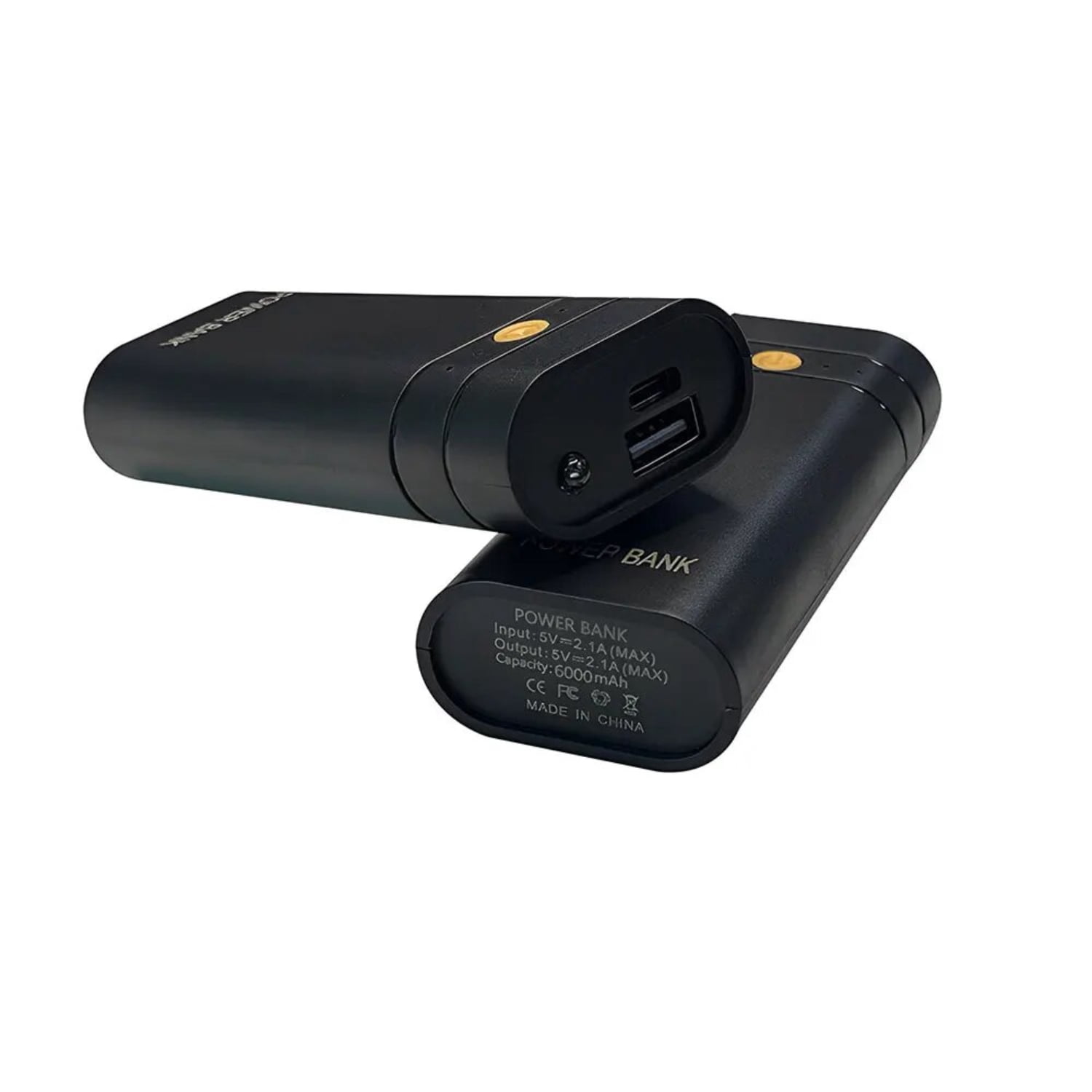 LNJLAN Portable 5V 2A 6000mAh USB Type-C Battery Charger Case with 2X ...