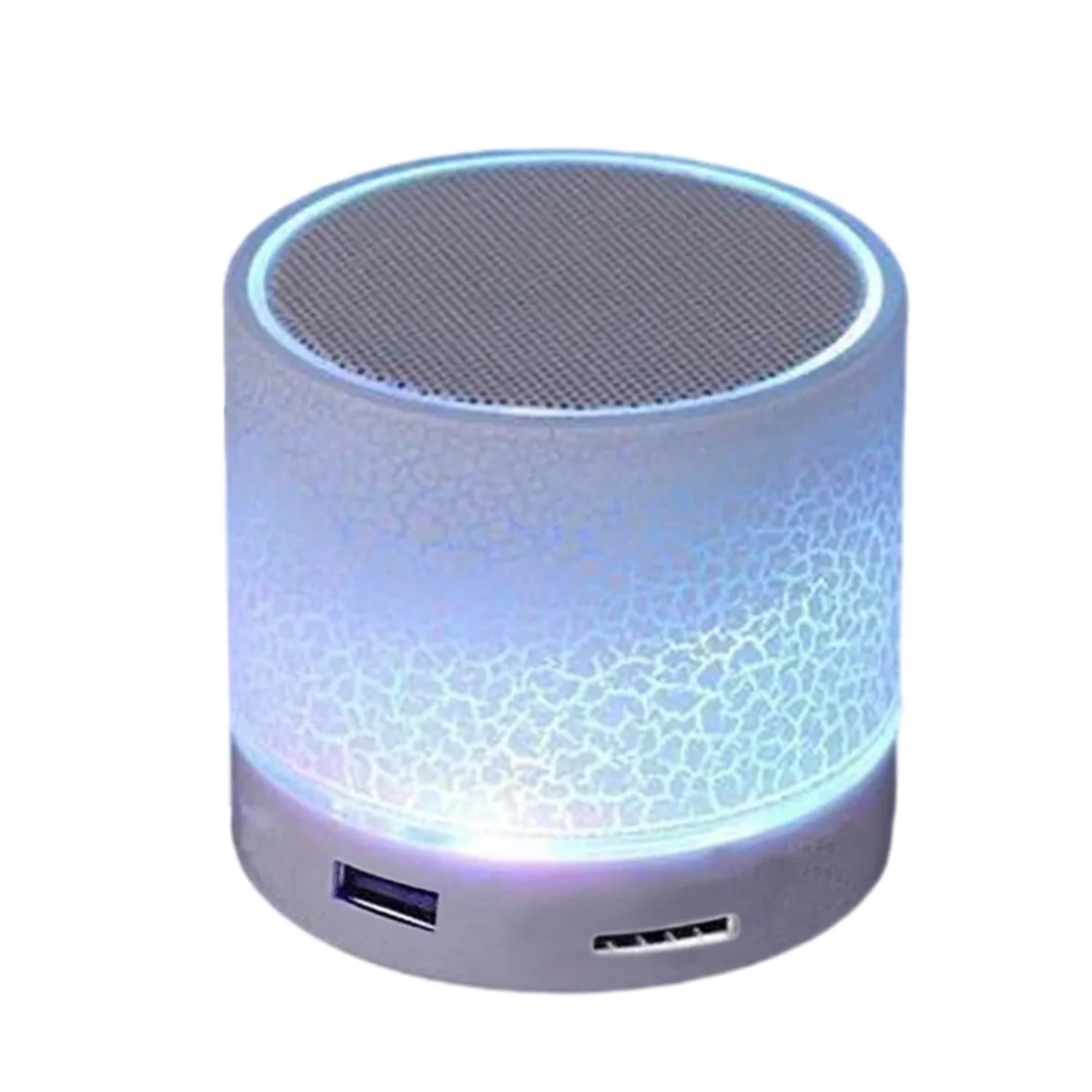LNJLAN Portable Small Wireless Mini Speaker with Subwoofer Dazzle ...
