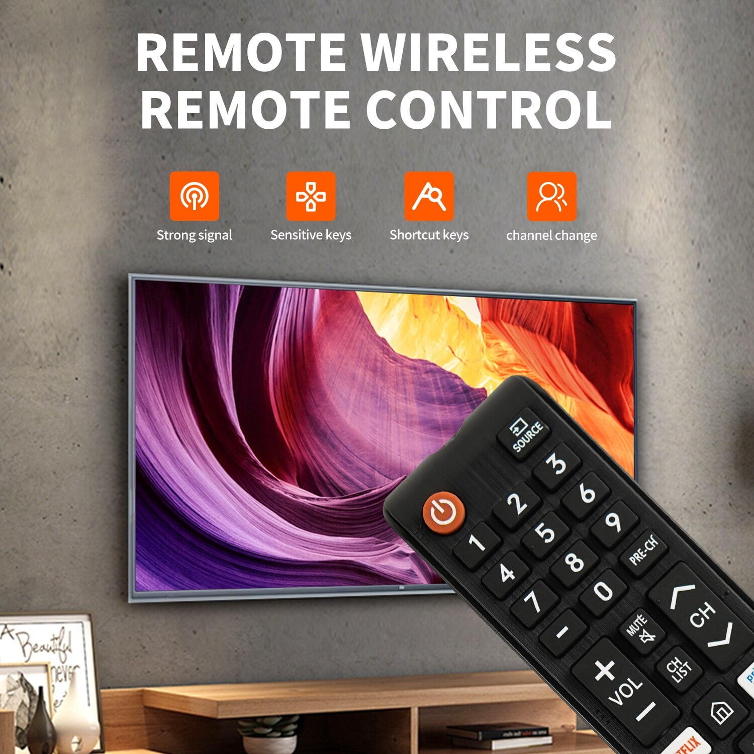 LNJLAN Replacement Remote BN59 01315J Smart TV UN43TU7000F UN50TU7000F ...