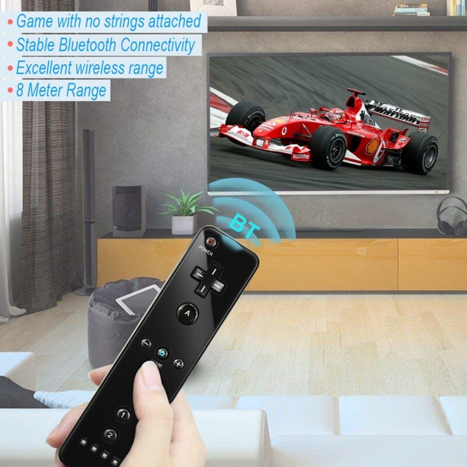 LNJLAN TECTINTER 2 in 1 Wireless Remote Gamepad Controller Without ...