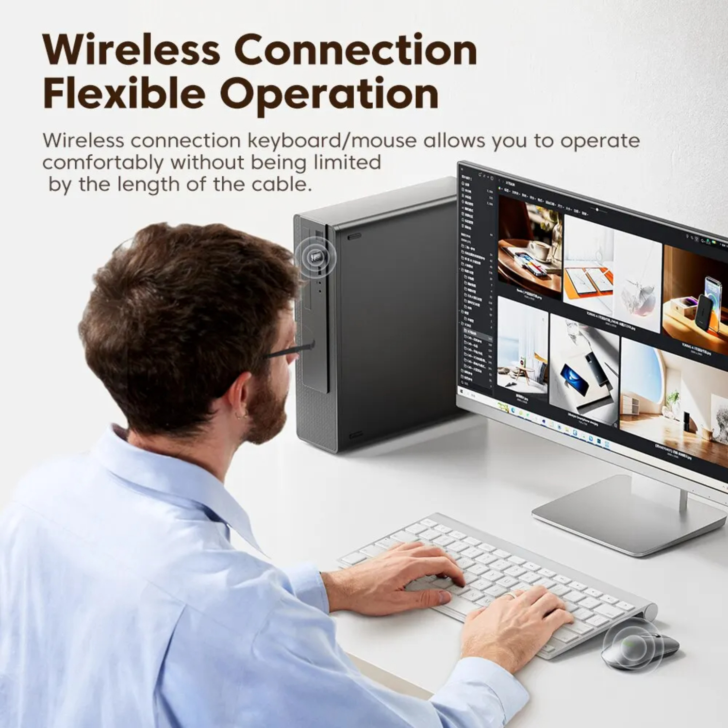 LNJLAN USB Bluetooth Adapter BT 5.1 Dongle Audio Receiver Speaker PC ...