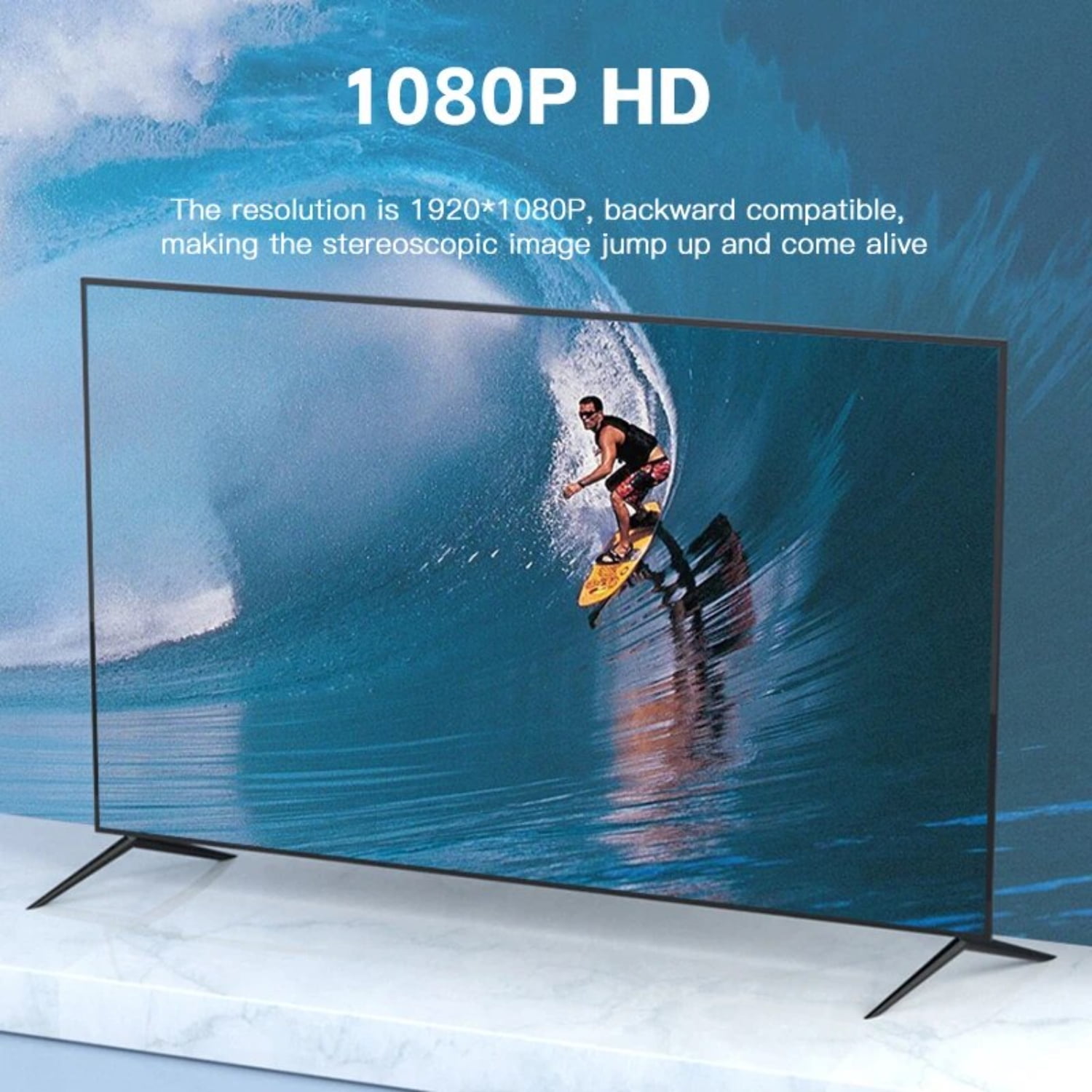 LNJLAN VGA TO HDTV Converter High-definition Audio Video Cable Adapter ...