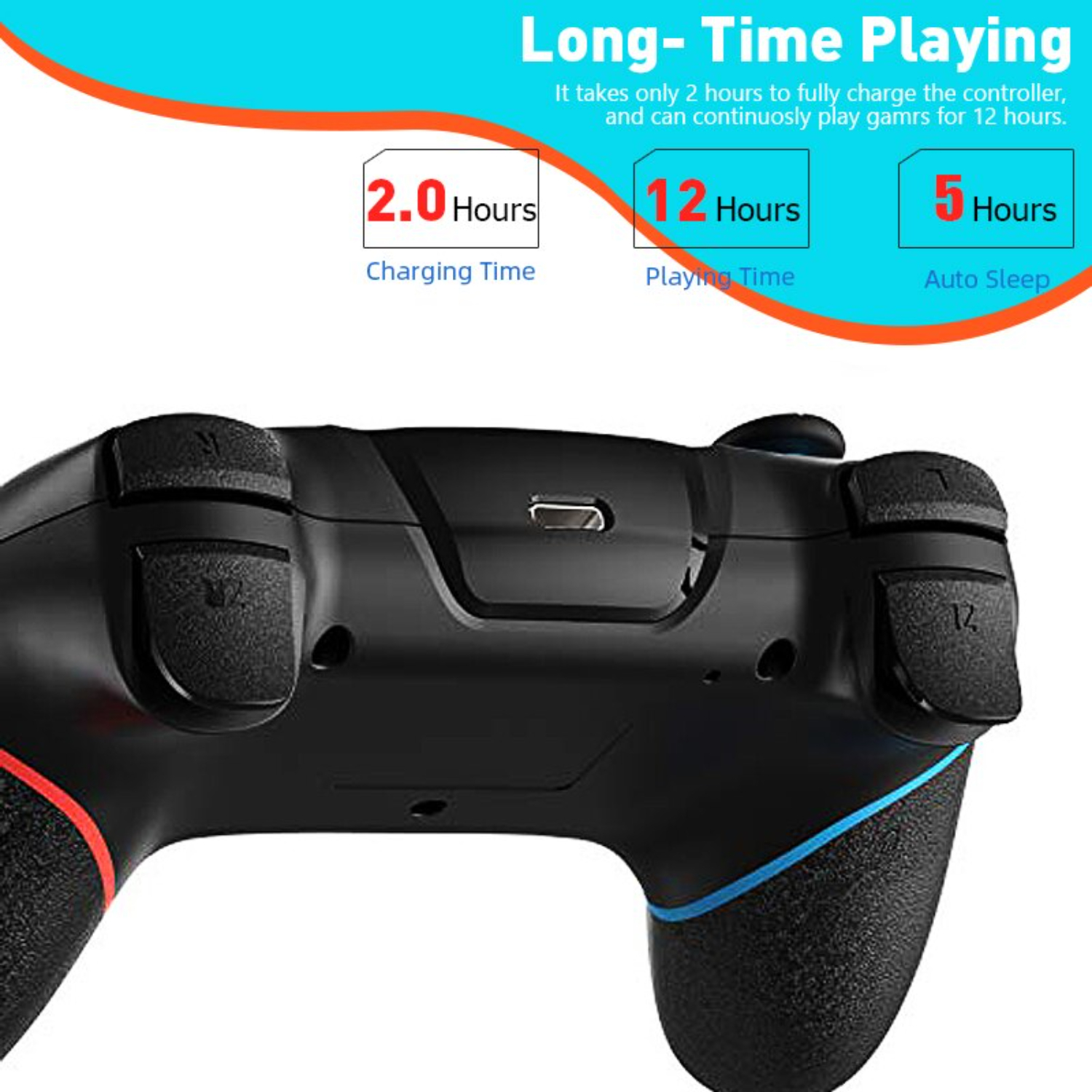 LNJLAN Wireless Controller Compatible- Adjustable Turbo with 6-Axis ...