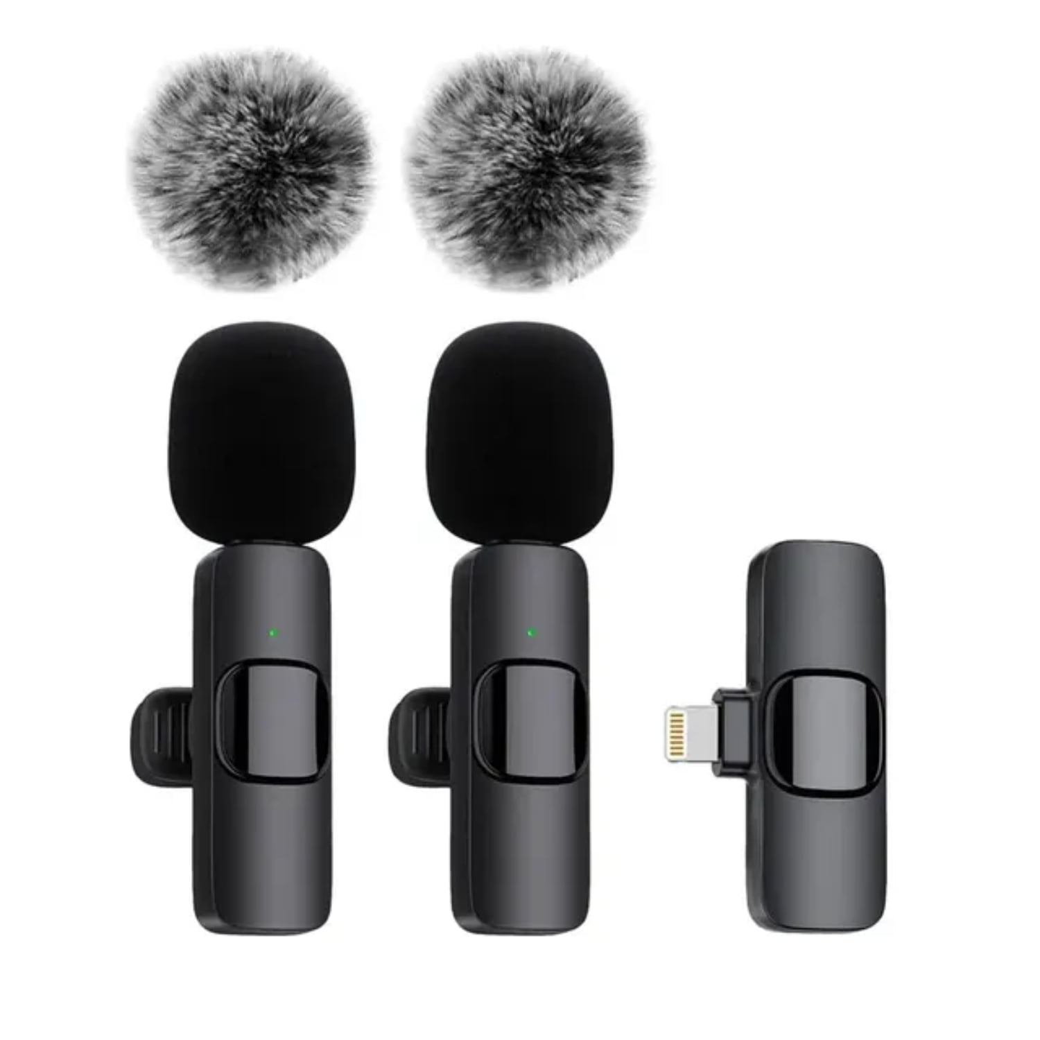 LNJLAN Wireless Lavalier Microphone Audio Video Recording Mini Mic ...