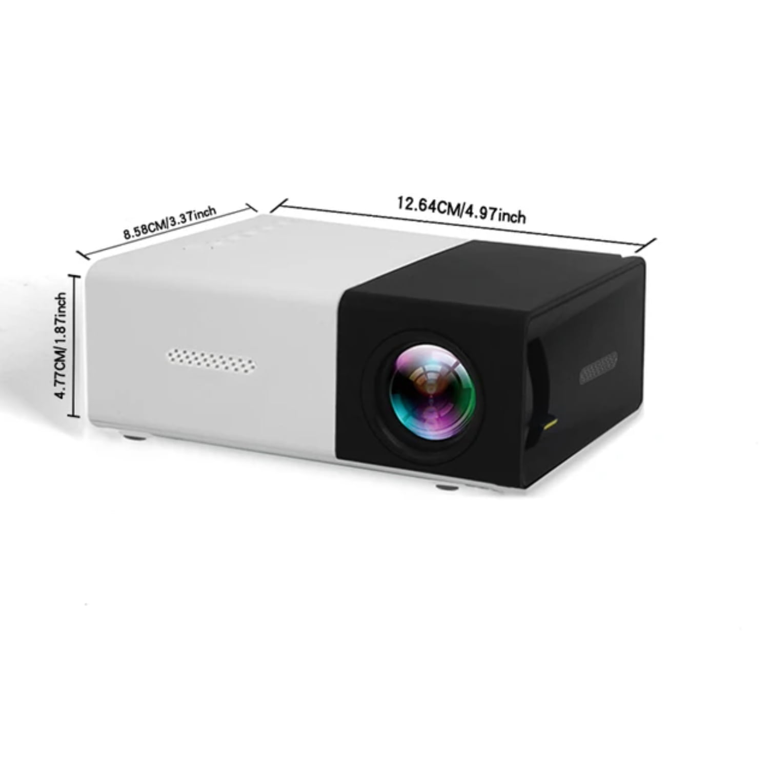 LNJLAN YG300 Mini projector HD portable projector LED plug-in mobile ...