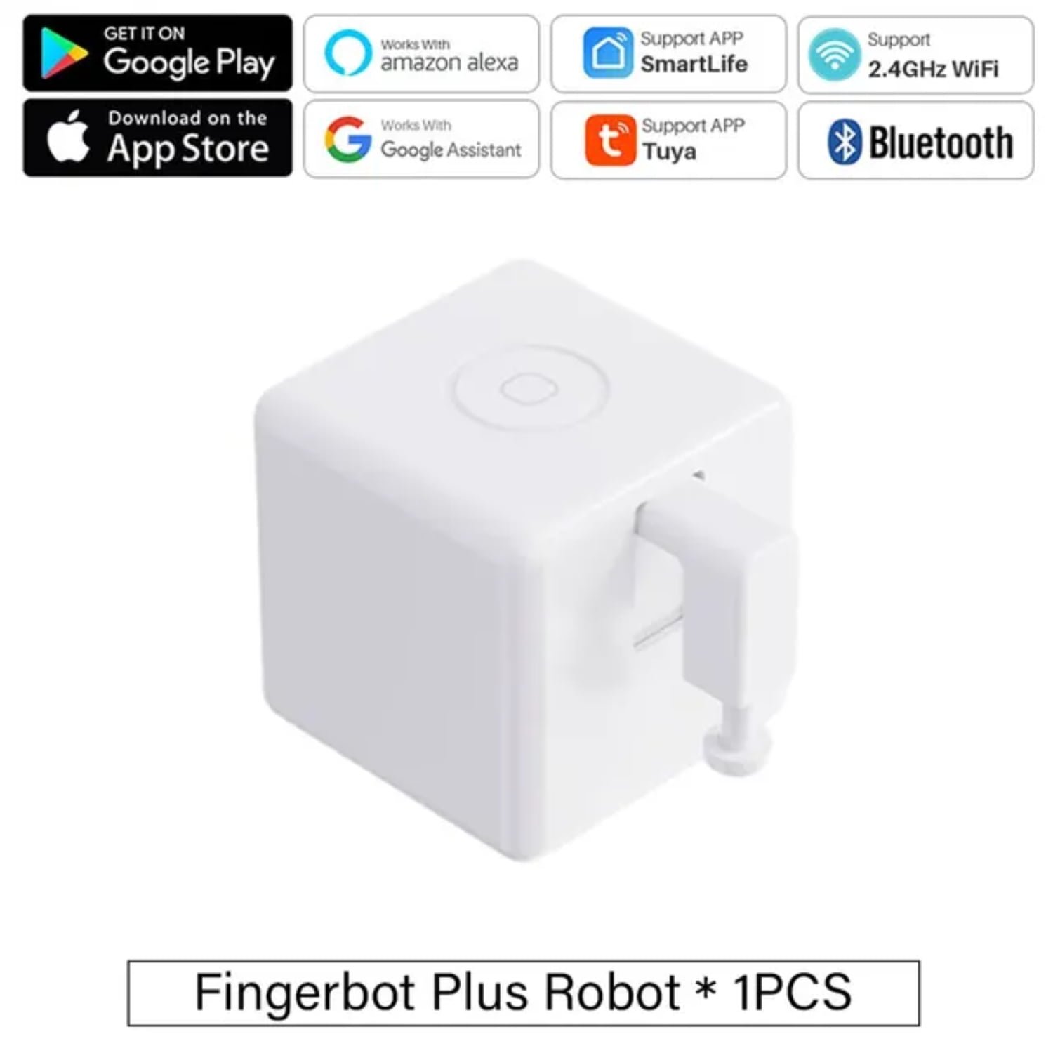 LNJLAN Zigbee Bluetooth Fingerbot Plus Robot Button Pusher Bot Smart ...