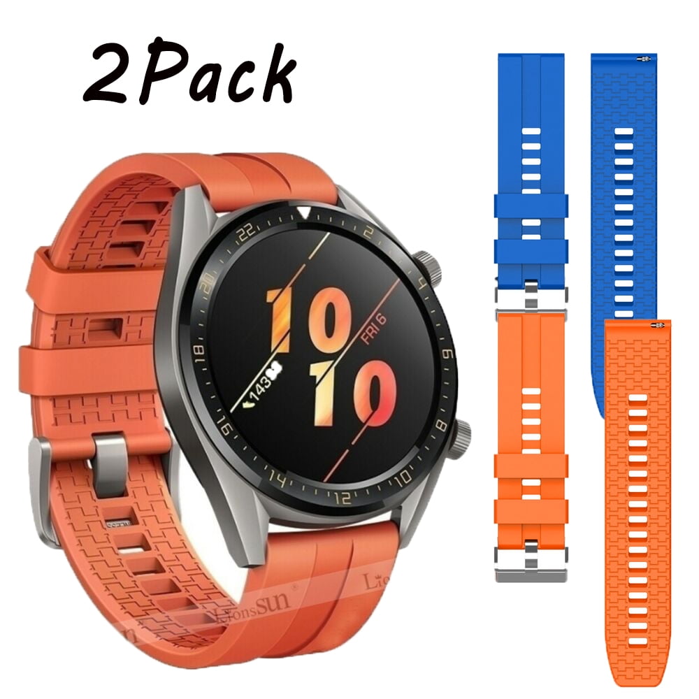 LNKOO 2 Pack Watch Band Compatible with Huawei Watch GT2 46mm/Watch GT ...