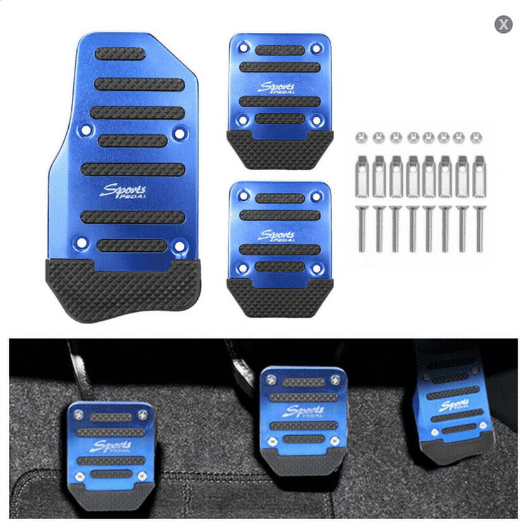 LNKOO 3pcs Nonslip Car Pedal Pads Auto Sports Gas Fuel Petrol Clutch ...