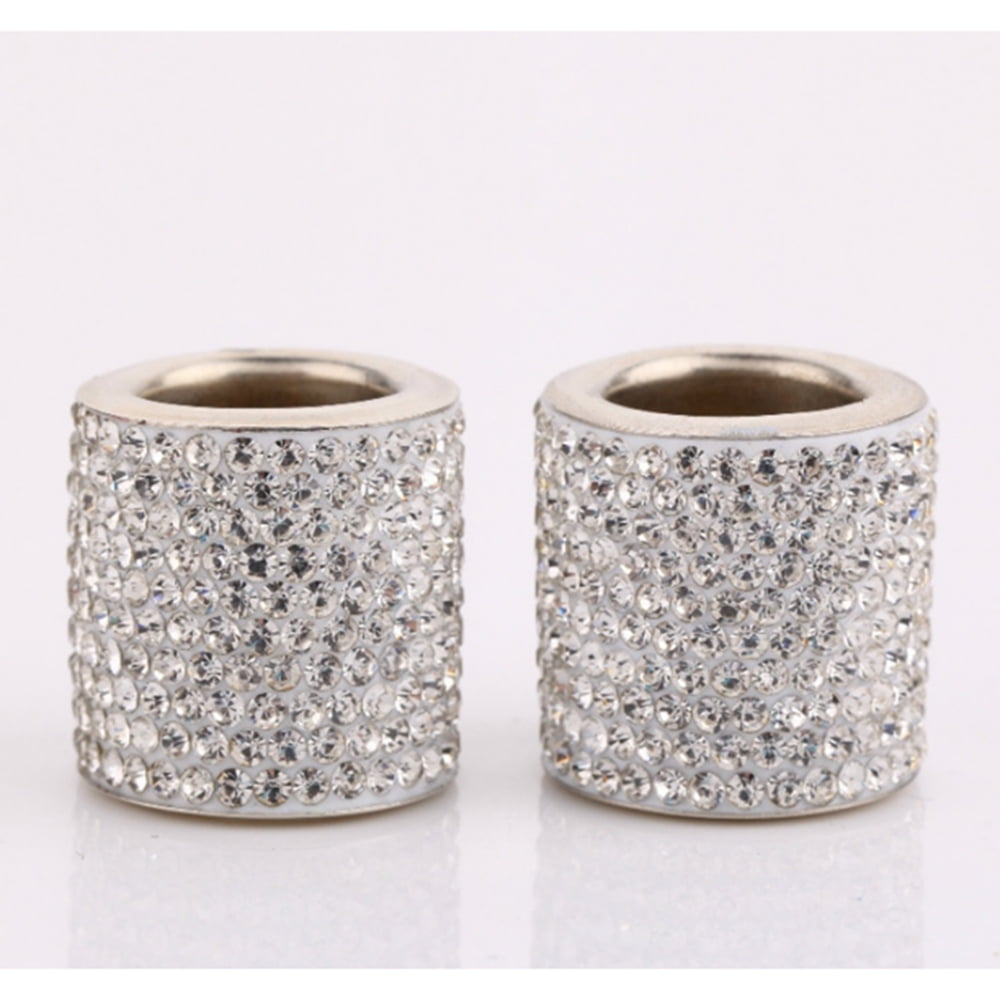 LNKOO 4 Pieces Silver Car Headrest Collars Electric Vehicle Head Rest ...