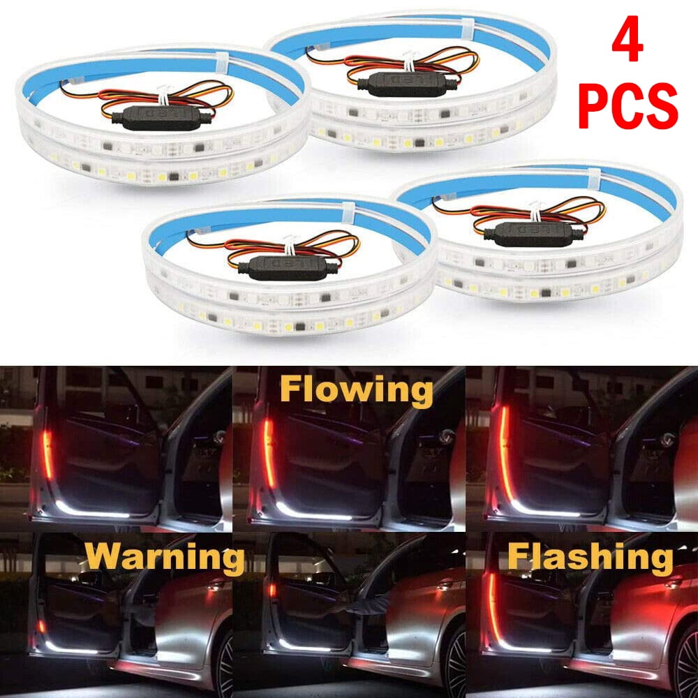 LNKOO Car Door Warning Led Strip Light, Anti-Collision Led Safty Lights ...