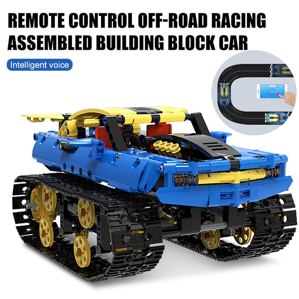 LNKOO 572 PCS Building Blocks RC Tracked Racer, Remote Control Off-Road ...