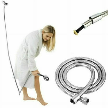 PVUEL 5Ft Shower Head Hose, Handheld Extra Long Stainless Steel ...