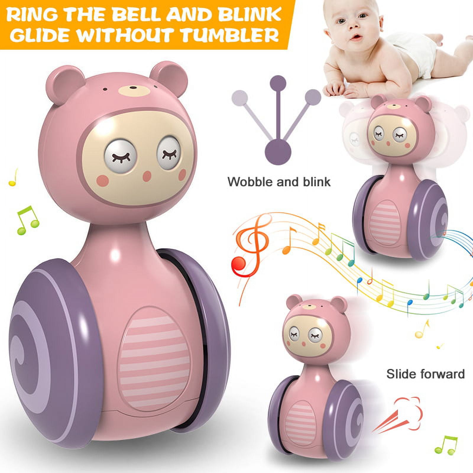 LNKOO Baby Toys, Roly Poly Toys for 6 Month Babies Developmental Tumblers for 1 2 3 Year Old ...