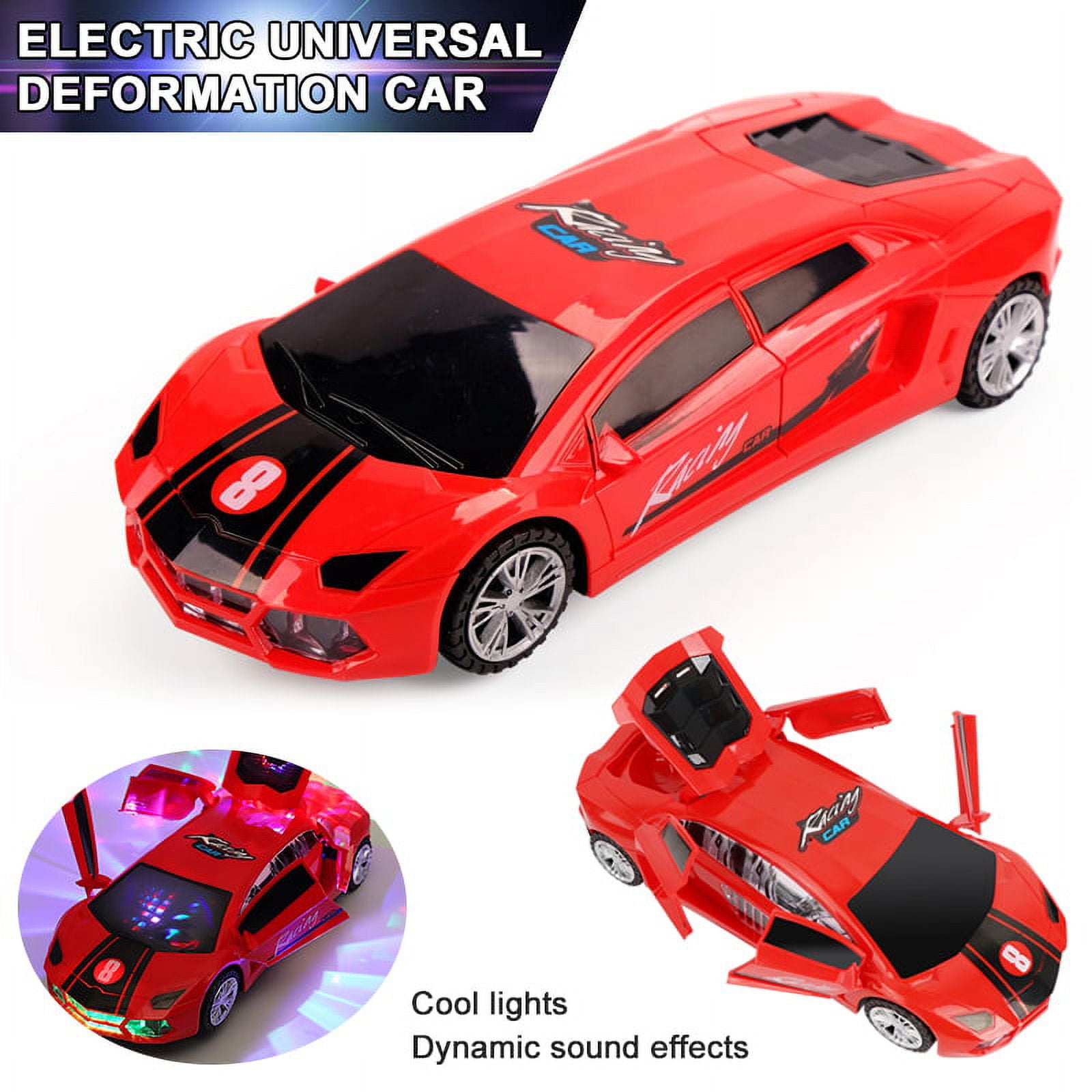 LNKOO Bump & Go Electric Car Toy Live Action Transforming Toy ...