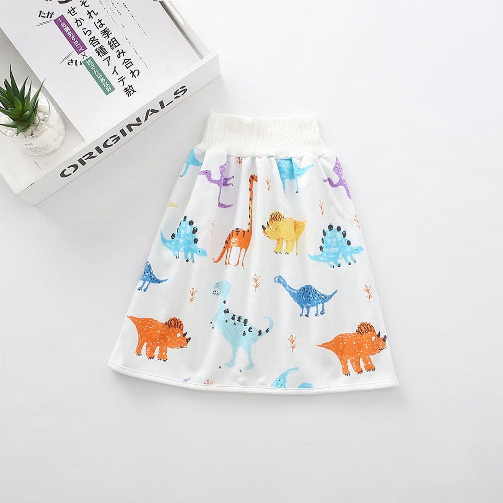 LNKOO Comfy Waterproof Diaper Skirt Shorts, Cotton Pee Training Pants ...