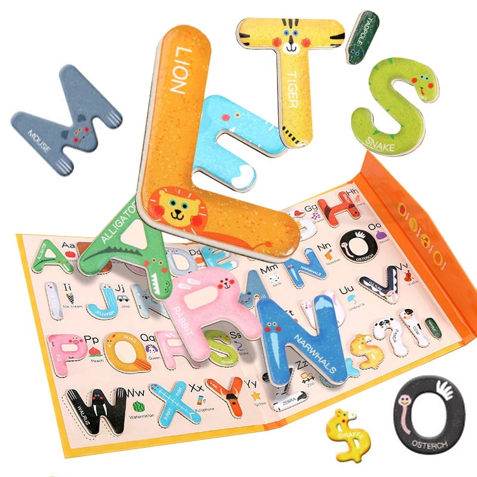 Lnkoo Magnetic Alphabet Toy for Preschool Classroom Learning - Walmart ...