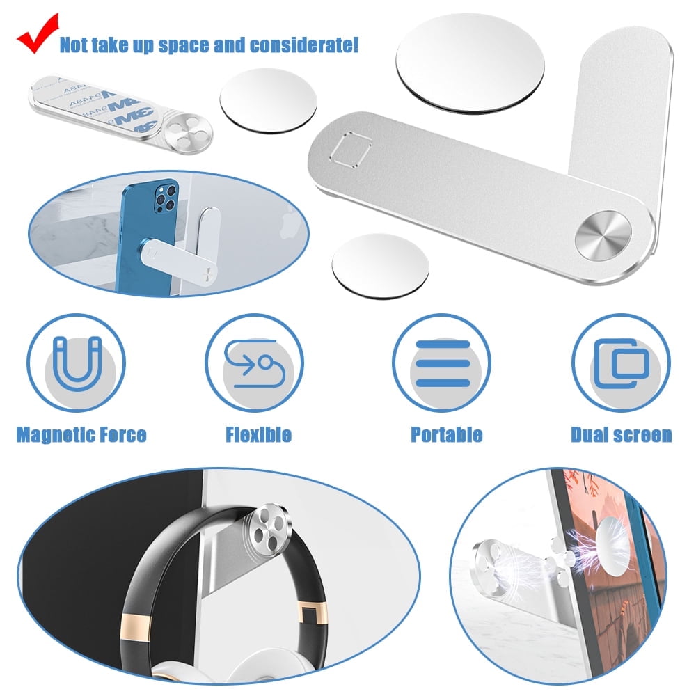 LNKOO Phone Holder for Laptop,Magnetic Cellphone Mount: Fixed Clip on ...