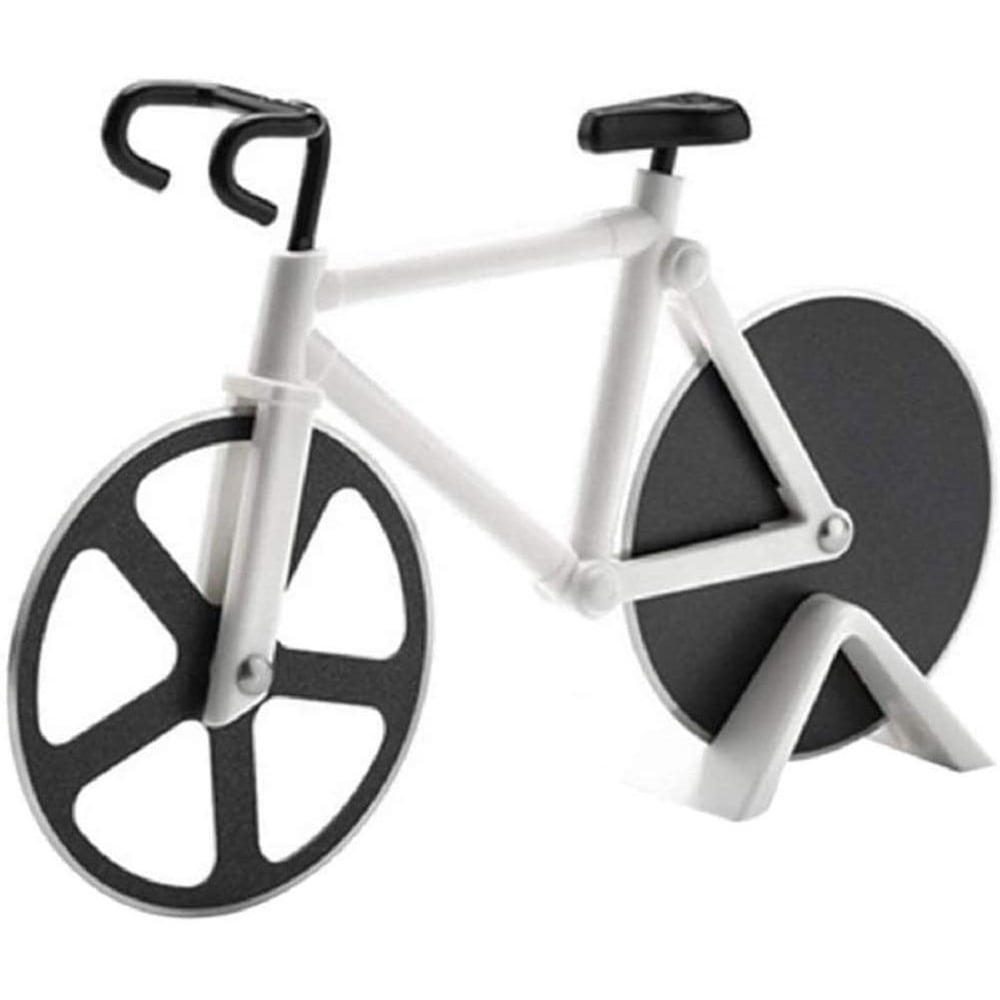LNKOO Pizza Cutter Wheel, Stainless Steel Bicycle Pizza Slicer, Non ...