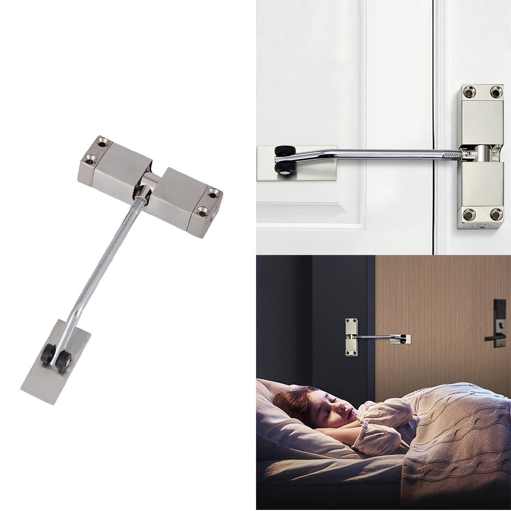 LNKOO Spring Door Closer, Stainless Steel Adjustable Automatic Door ...