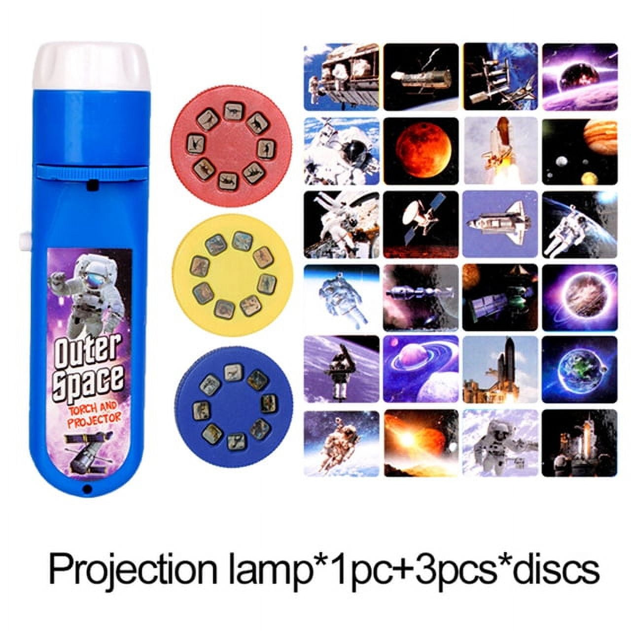 LNKOO Torch Projector Projection Lighting Story Torches Light Toy Slide ...