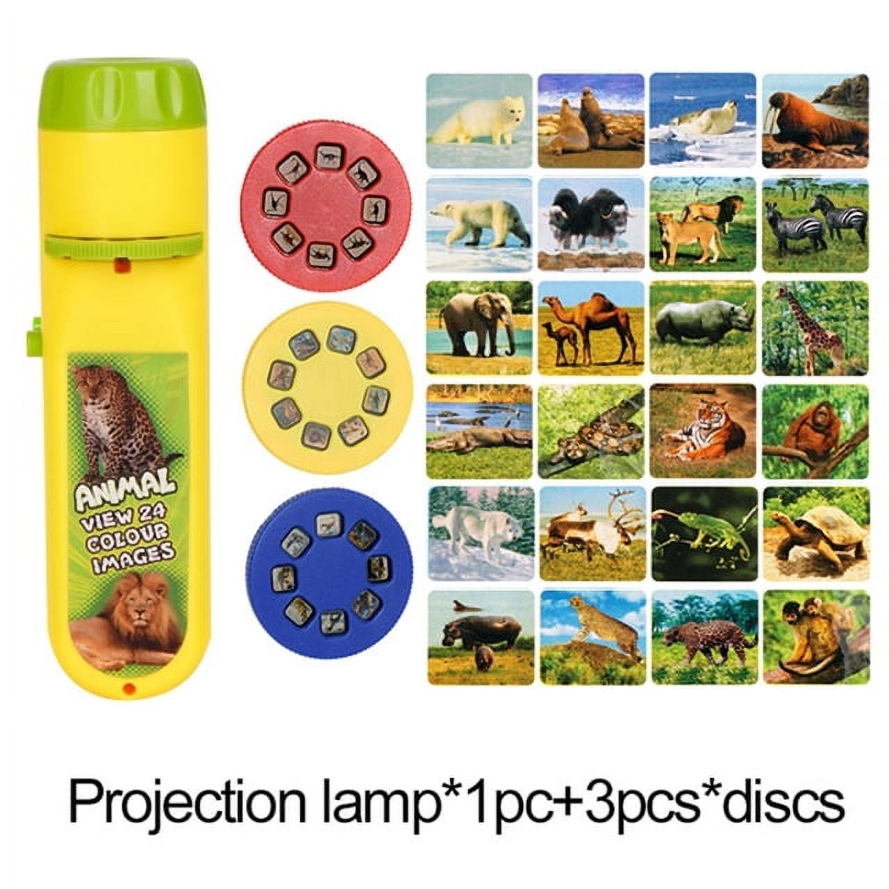 LNKOO Torch Projector Projection Lighting Story Torches Light Toy Slide ...