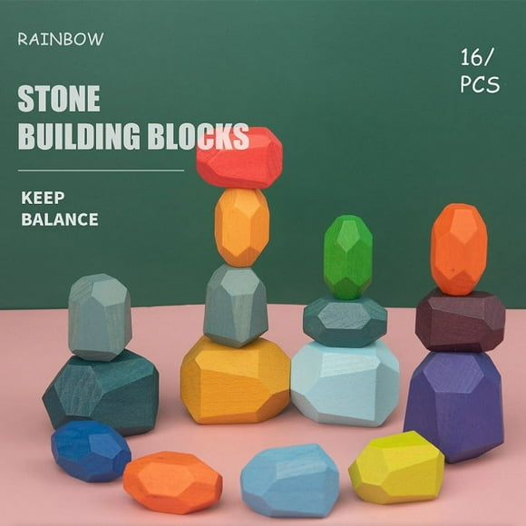 Colored Jenga Blocks