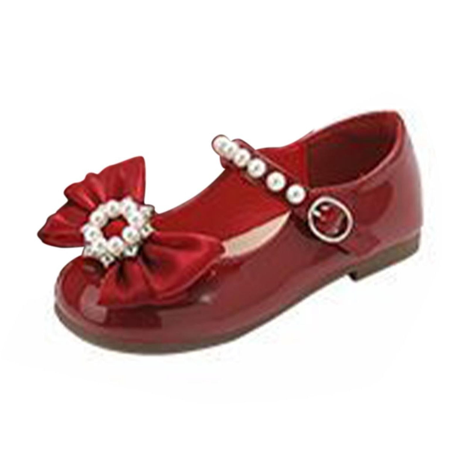 LNMQLPDBS Girls Gold Dress Shoes Princess Shoes for Girls 7-8 Baby ...